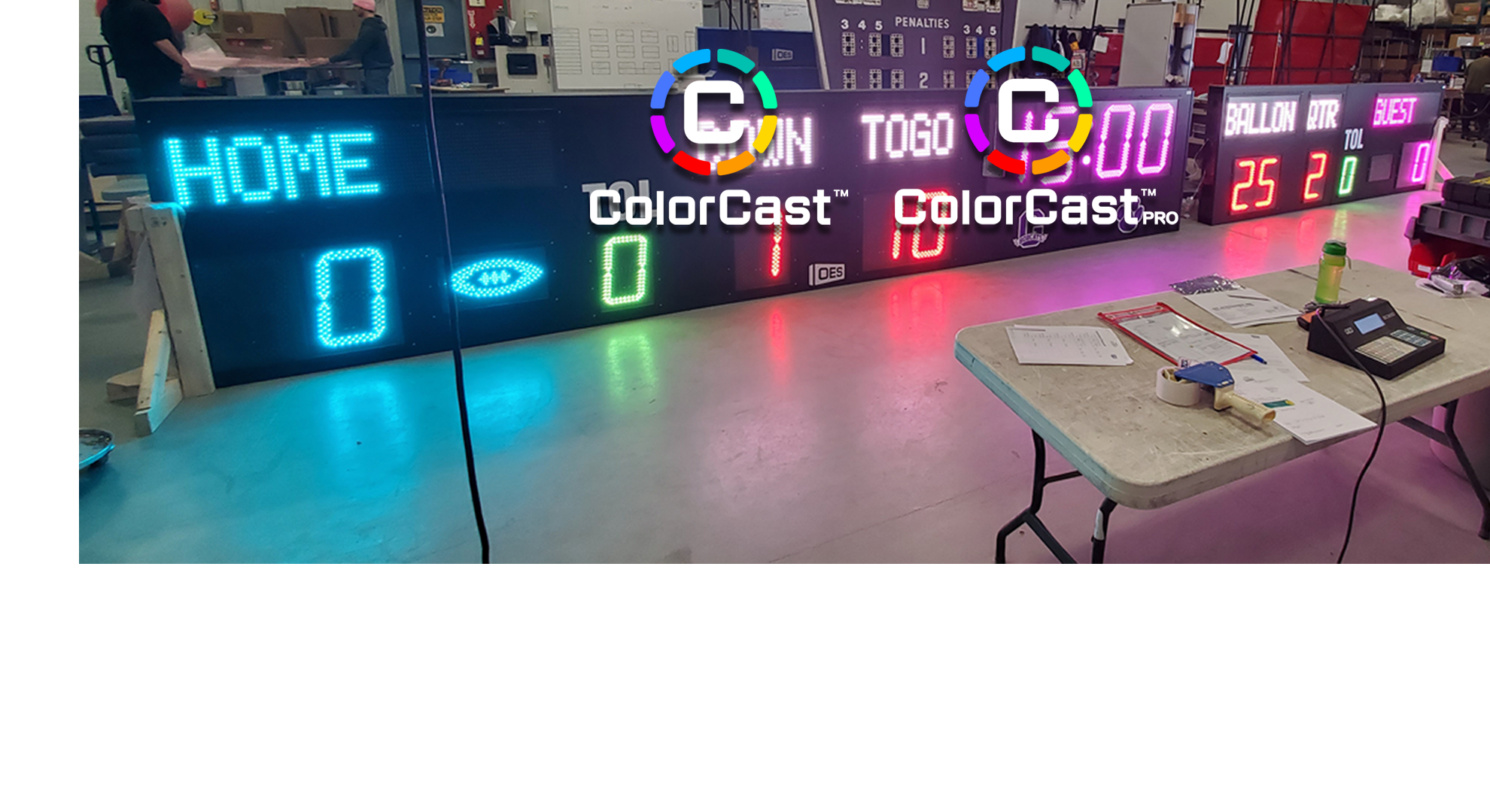 ColorCast™ - OES Scoreboards