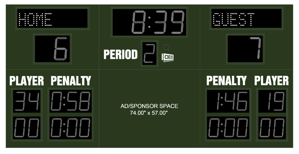 M3018B - OES Scoreboards