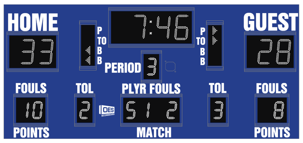 M5010A - OES Scoreboards