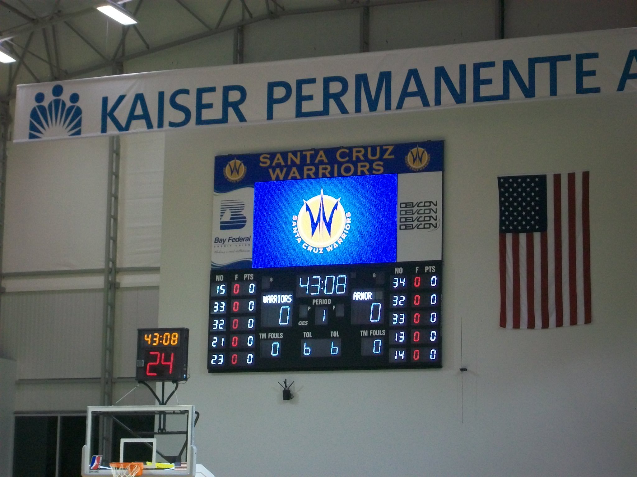 Santa Cruz Warriors - OES Scoreboards